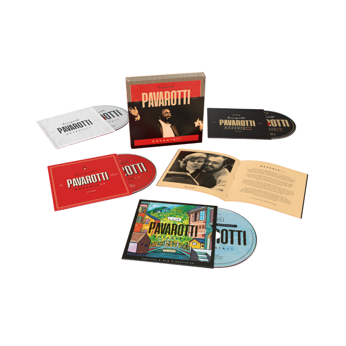 Novanta - 4CD Box Set - Luciano Pavarotti